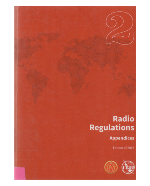 Radio Regulations: Appendices Edition of 2016 | Library - Lyceum ...
